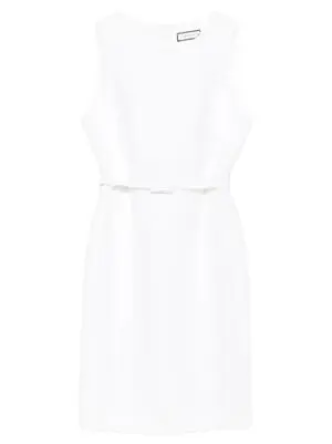 ANDIATA ANDIATA Bouclé-Knit Belted Mini Dress