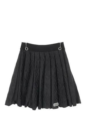 LOUIS VUITTON Louis Vuitton Pleated Quilted Mini Skirt