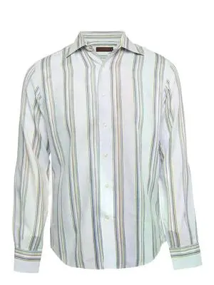 Etro Striped Jacquard Shirt White