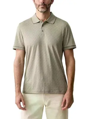 Michael Kors Logo-print Short-sleeve Polo Shirt - Green