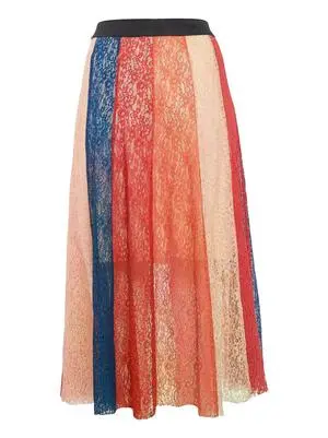 Maje Jupiter Maxi Skirt - Orange