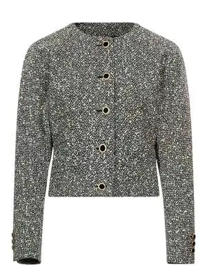 ALESSANDRA RICH Bouclé-knit Button-up Jacket