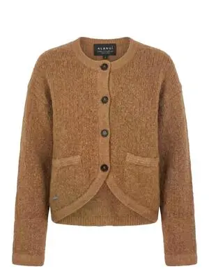 Alanui Button-up Bouclé Cardigan - Brown