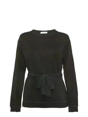 Sandro Belted Top - Black