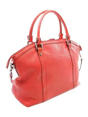 Gucci 2000s Interlocking G Tote Bag Red