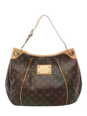 LOUIS VUITTON 2008 Pm Galliera Monogram Shoulder Bag Brown