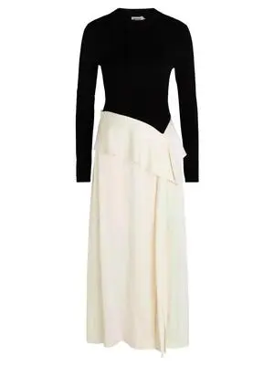 Simkhai Ornella Long-sleeve Maxi Dress - Neutrals