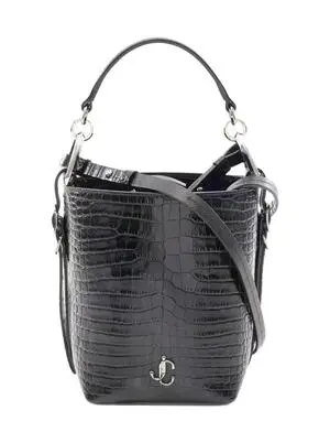 JIMMY CHOO Jimmy Choo Varenne Crocodile-Embossed Mini Bag