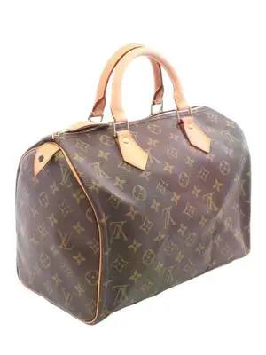 LOUIS VUITTON 2001 30 Monogram Speedy Tote Bag