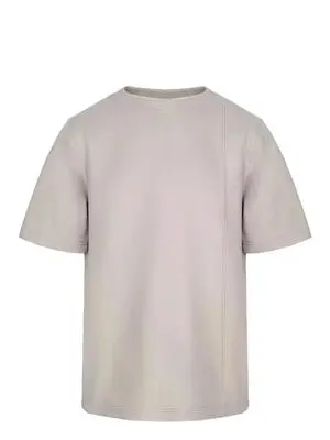 HAMZA Khan V2 Seam-detail T-shirt - Neutrals