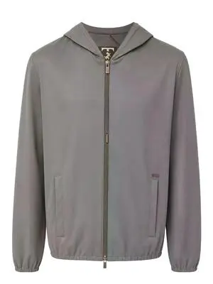 TOMBOLINI Hooded Zip-up Jacket - Grey