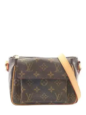 LOUIS VUITTON Monogram Canvas Shoulder Bag - Brown