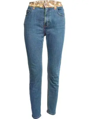 BURBERRY Burberry Patterned Waistband Jeans
