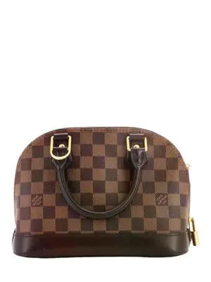 LOUIS VUITTON Alma Handbag Damier Bb Shoulder Bag - Brown