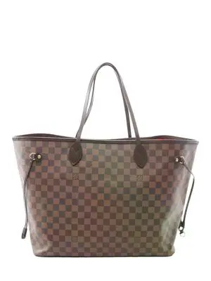LOUIS VUITTON Louis Vuitton Damier Ebène Canvas Tote Bag Brown