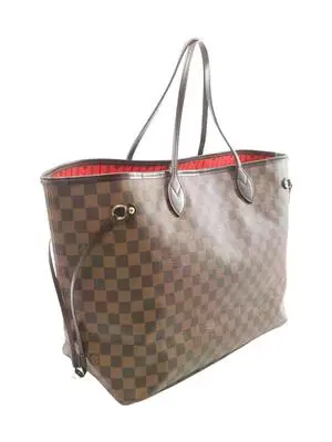 LOUIS VUITTON Louis Vuitton Damier Ebène Canvas Tote Bag