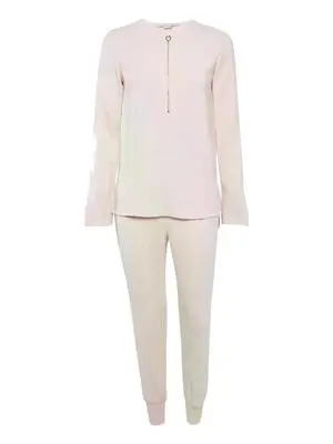 Stella McCartney Crepe Zip-detail Set - Pink