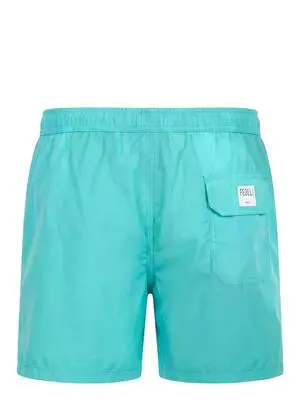 Fedeli Drawstring Swim Shorts - Blue