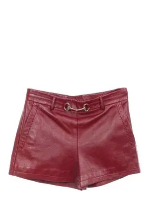 GUCCI Gucci Horsebit Leather Shorts