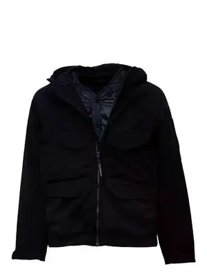 C.P. COMPANY Shell-r Padded Hooded Jacket - Blue