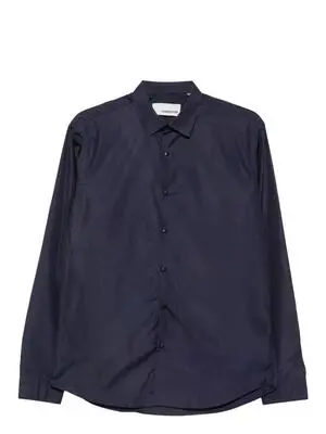 COSTUMEIN Long-sleeve Button-down Shirt - Blue
