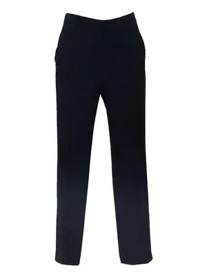 N°21 Elasticated-waist Straight-leg Trousers - Black