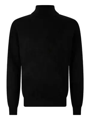 Philipp Plein Monogram Jacquard Turtleneck Sweater - Black