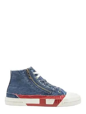 DIESEL® S-d-verse Zip Mid Ii High Top Sneakers - Blue