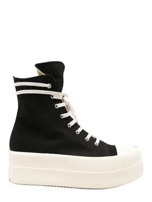 Rick Owens High-top Platform Sneakers - Black