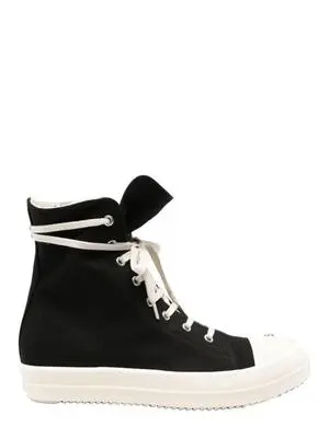 RICK OWENS RICK OWENS DRKSHDW High Top Denim Sneakers