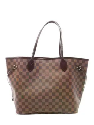 LOUIS VUITTON Damier Ebène Neverfull Mm Tote Bag - Brown