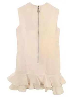 LOUIS VUITTON 2000s Heart Patch Mini Dress - Neutrals