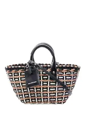 Balenciaga 2010s Xs Bistro Basket Tote Bag - Black