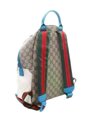 Gucci Gg Bear-print Backpack - Neutrals