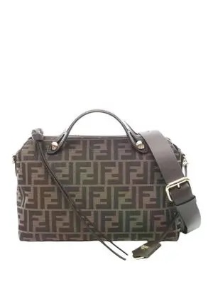 Fendi 2020s Medium The Way Ff Jacquard Tote Bag - Brown