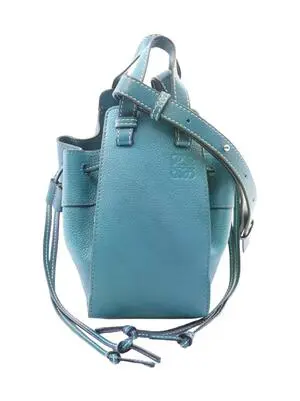 Loewe 2000s Mini Hammock Drawstring 2-way Tote Bag - Blue
