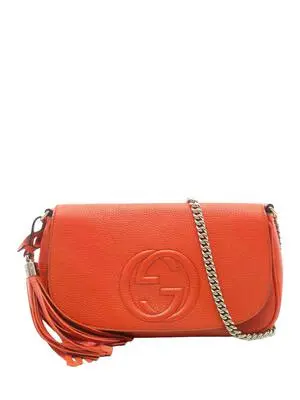 Gucci Gucci Soho Tassel Shoulder Bag Orange