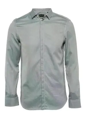 EMPORIO ARMANI Jacquard Cotton Shirt
