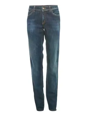 Just Cavalli Logo-patch Denim Jeans - Blue