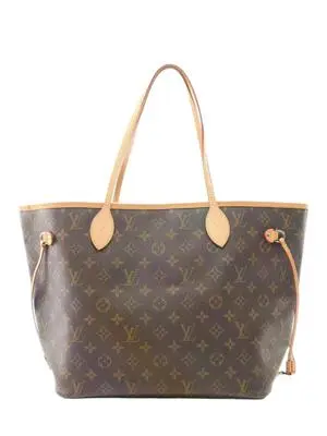 LOUIS VUITTON 2008 Mm Monogram Neverfull Tote Bag - Brown