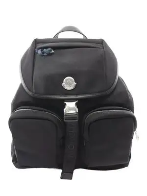 Moncler Logo-plaque Backpack - Black