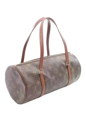 LOUIS VUITTON 2000 30 Papillon Monogram Tote Bag Brown