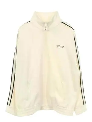 Celine Side-stripe Track Jacket - Neutrals