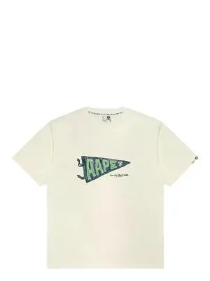AAPE BY *A BATHING APE Logo-print T-shirt - Neutrals
