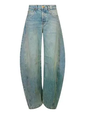 LOIS Barrel-leg Jeans - Blue