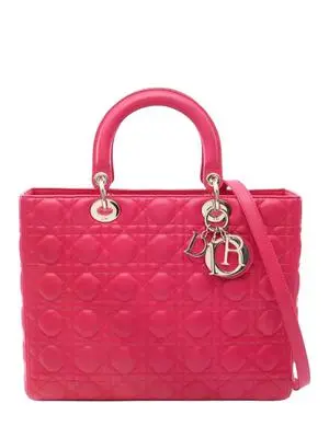 Dior Lady Tote Bag - Pink