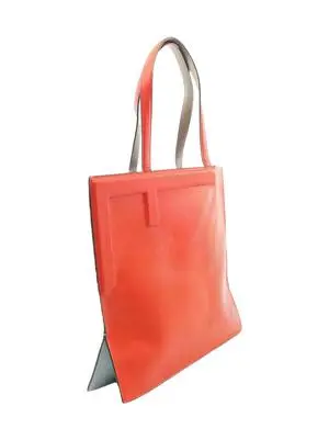 Fendi 2010s Flip Logo-embossed Tote Bag - Neutrals