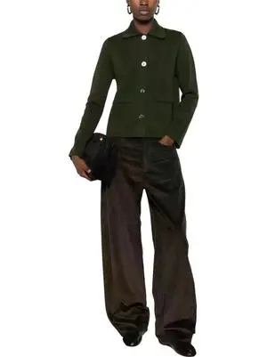 HUGENBERG Button-up Cardigan - Green
