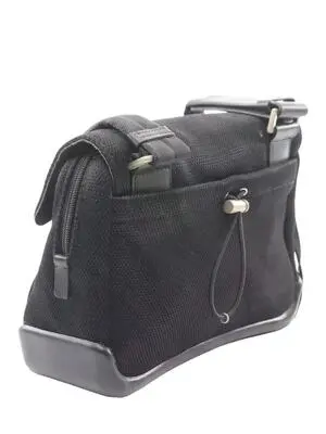 Prada 2000s Buckle Shoulder Bag - Black