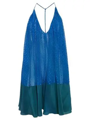 Fendi Dot-print Dress - Blue
